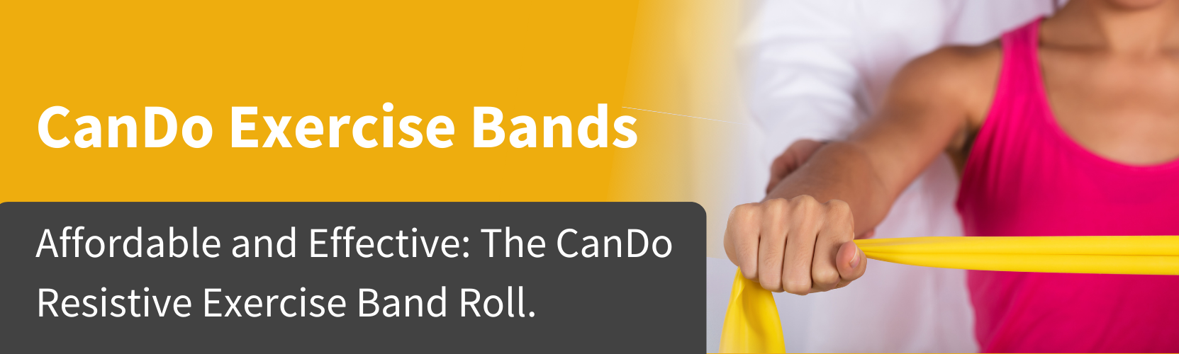 Affordable and Effective: The CanDo Resistive Exercise Band Roll ...